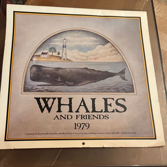 Art | Vintage Whales And Friends 1979 Poster | Poshmark